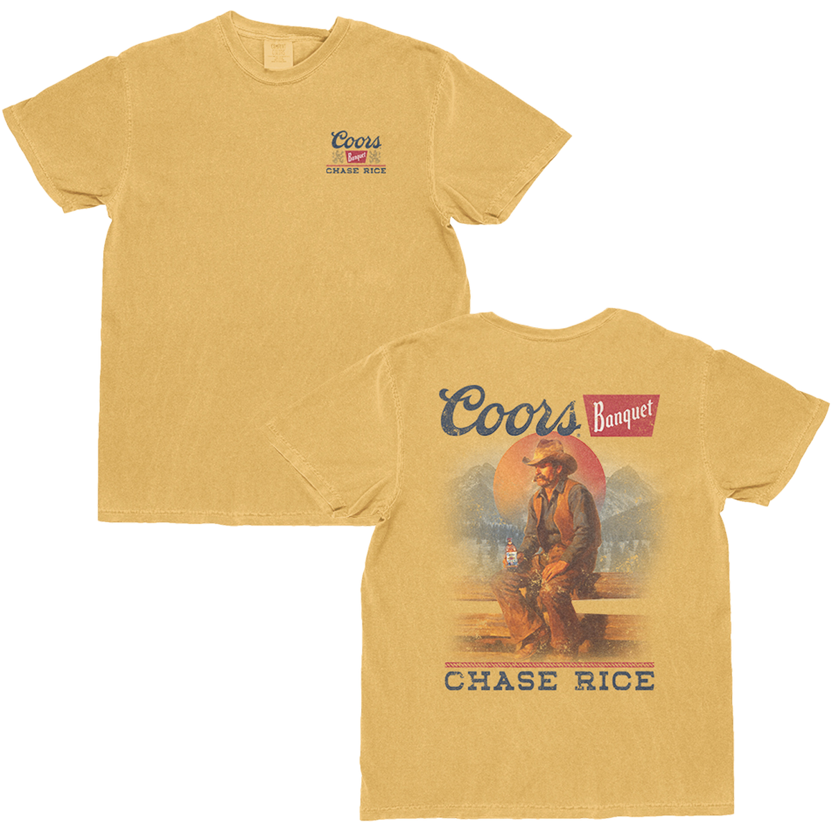 (PRE-ORDER) Chase Rice 2025 Mr. Coors Tee | Chase Rice Official Merchandise