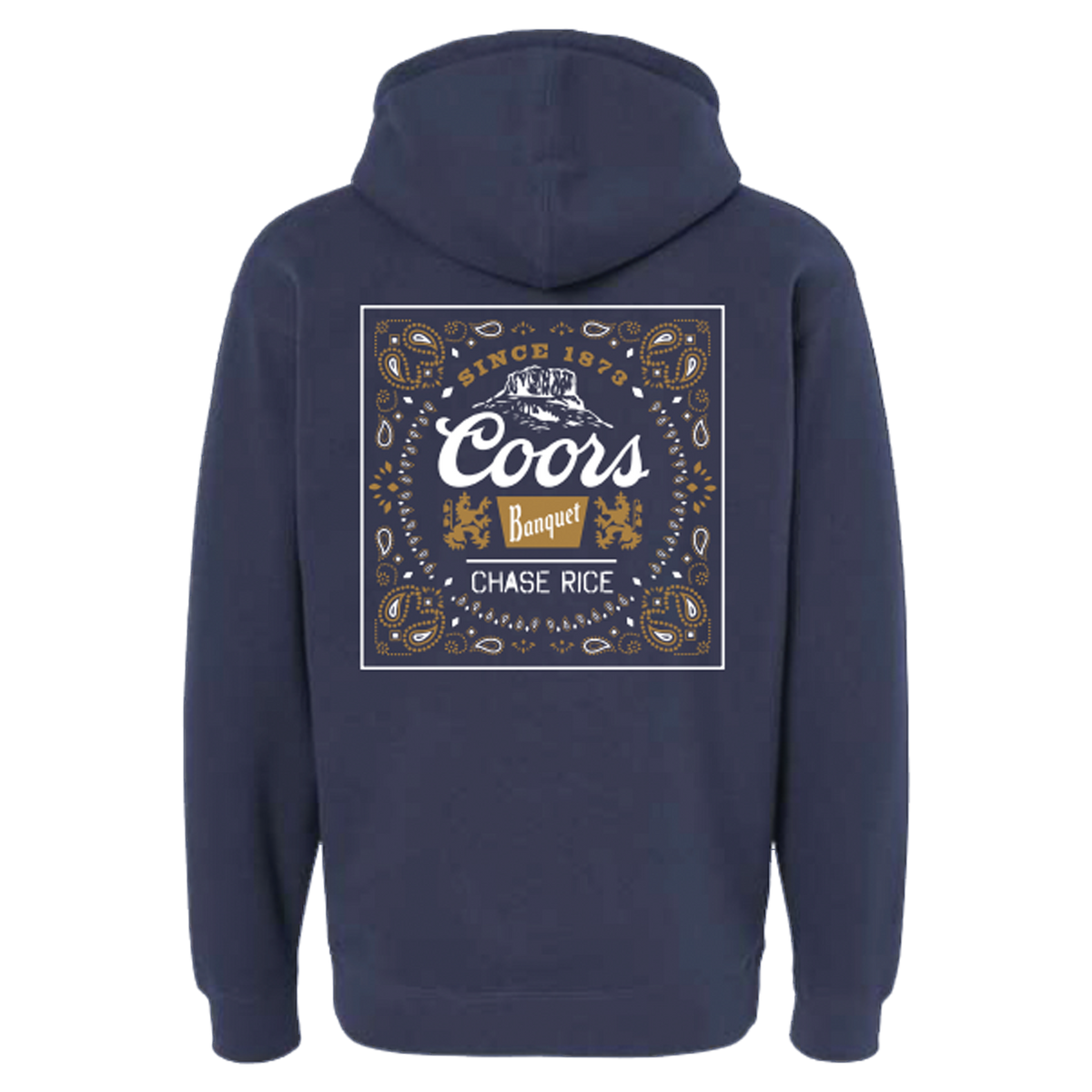 Coors Banquet x Chase Rice Bandana Hoodie - Chase Rice | Chase Rice ...